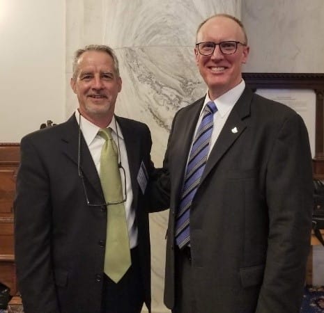 Neil and NRCS Associate Chief Louis Aspey - Tall Timbers